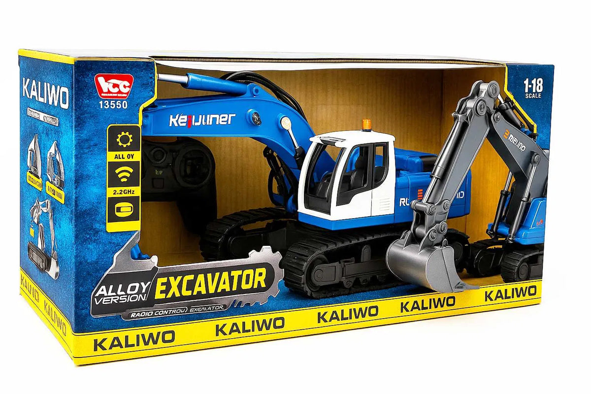 Kaliwo 1/18 RC Excavator RTR 2.4GHz – Xtreme RC & Raceways