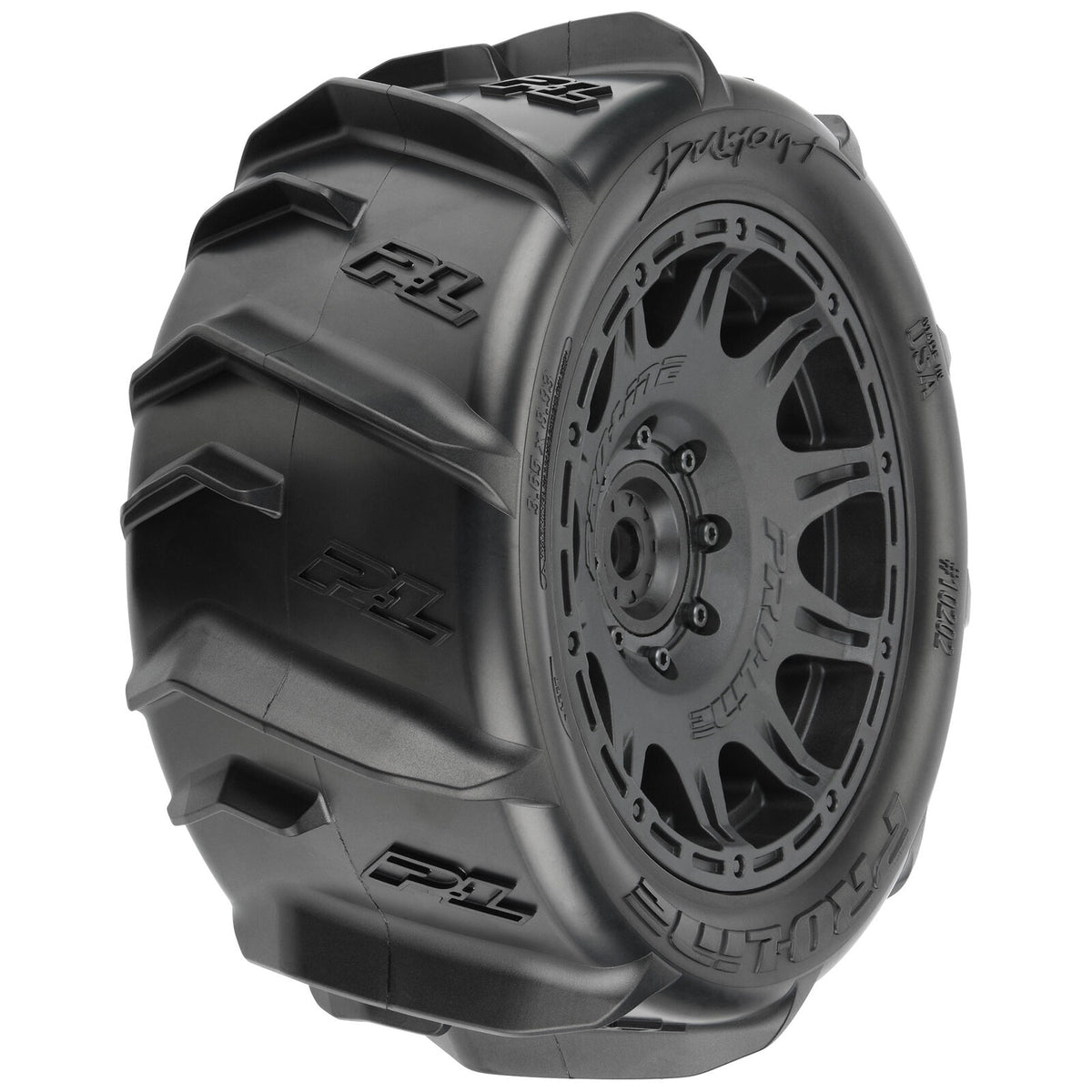 Pro-Line 1/6 Dumont Sand/Snow F/R 5.7” Tires MTD 24mm Black Raid 8x48 ...