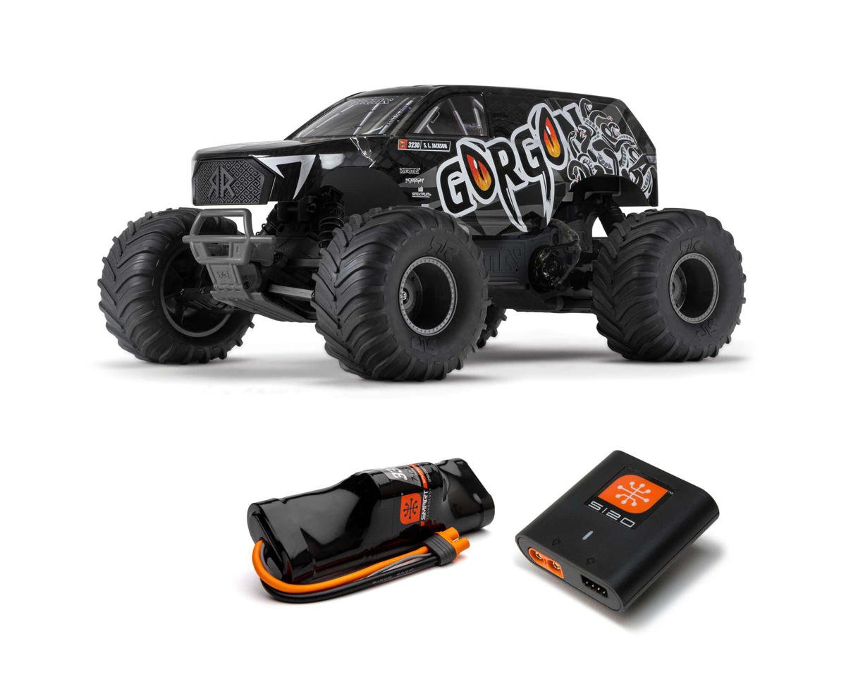 Arrma Gorgon 2WD MEGA 550 Brushed 1/10 Monster Truck Ready-To-Assemble ...