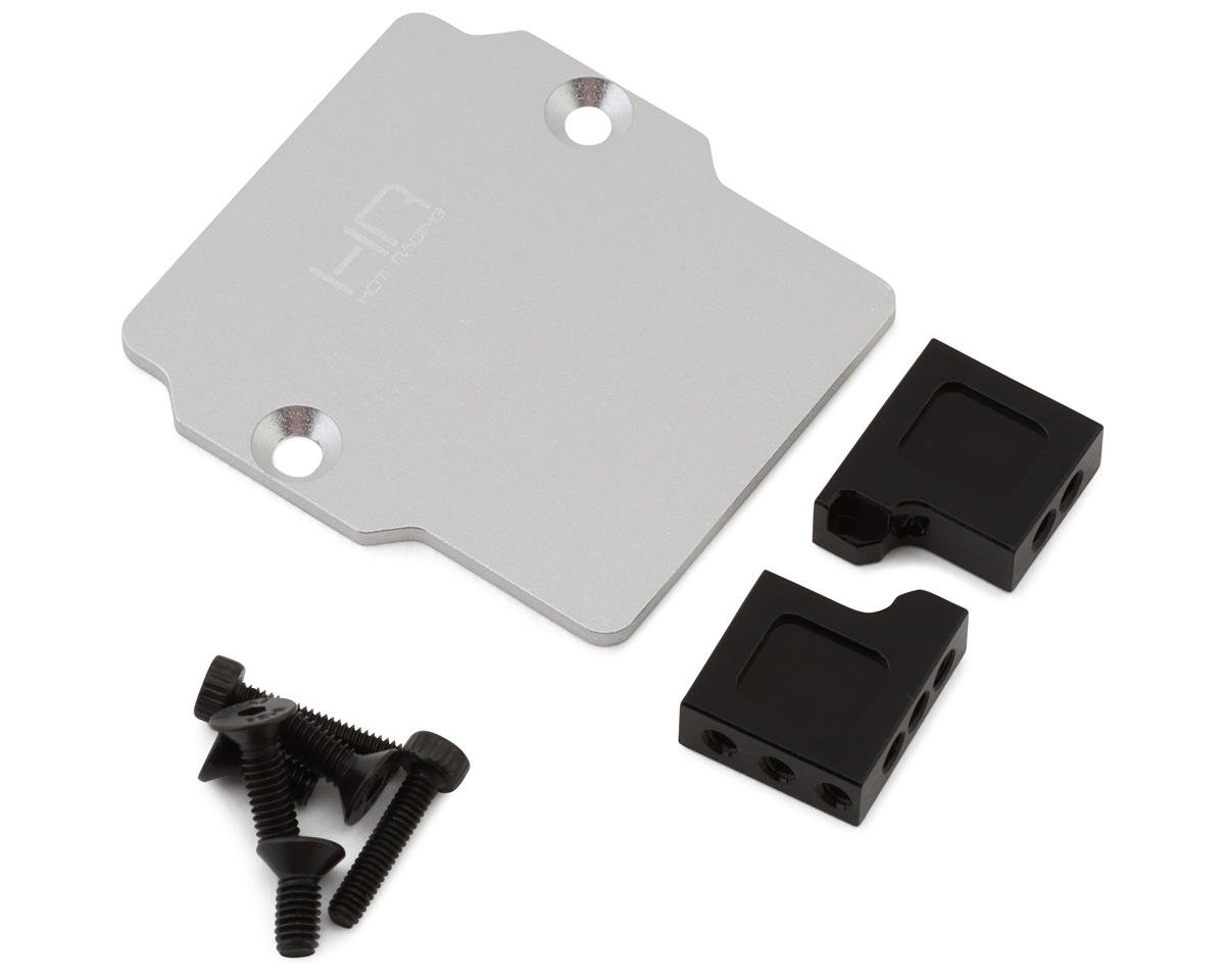 Hot Racing Arrma Grom Aluminum Servo Plate (Silver) w/Servo Mounts ...