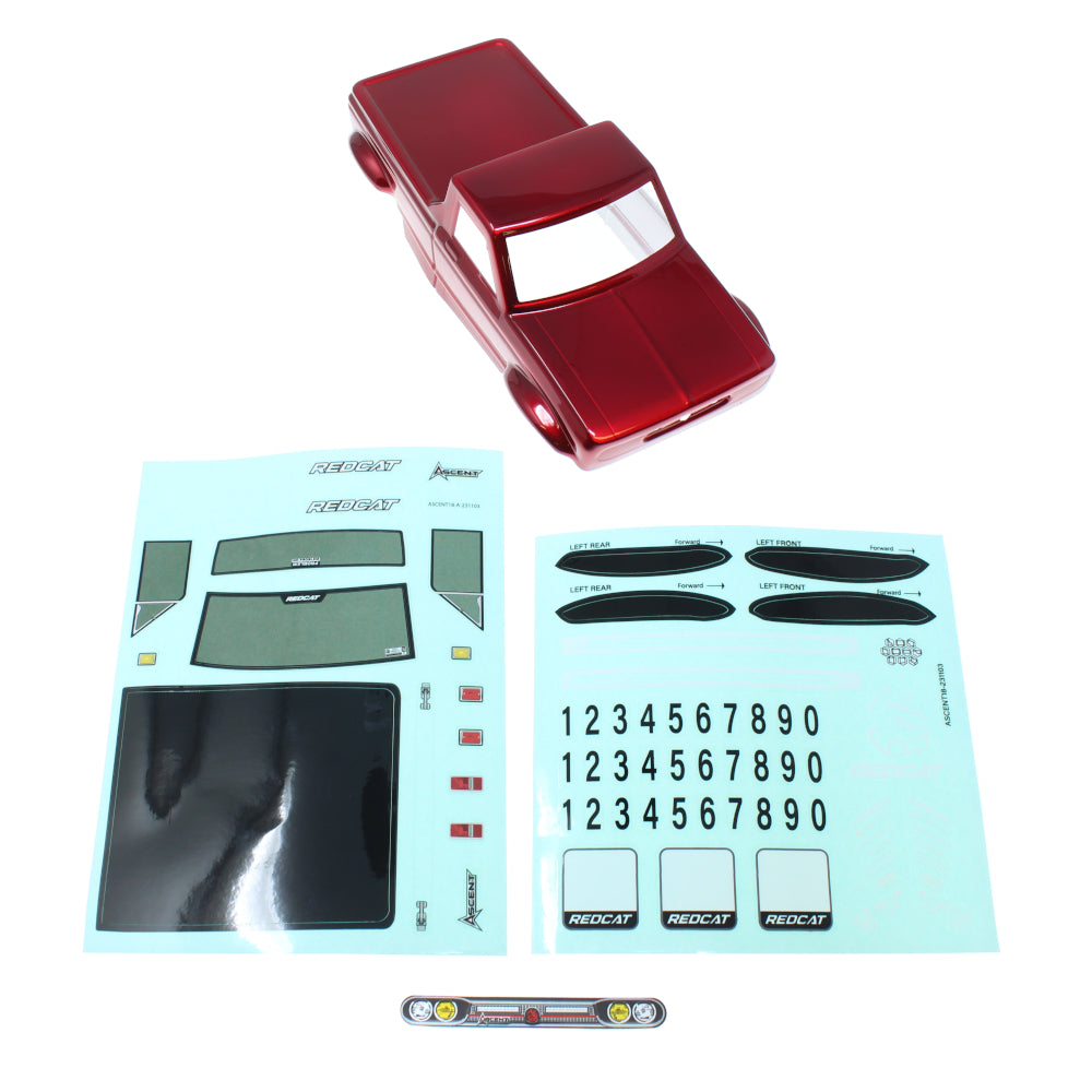 Redcat Ascent 18 Crawler Body (Red)(1pc) – Xtreme RC & Raceways