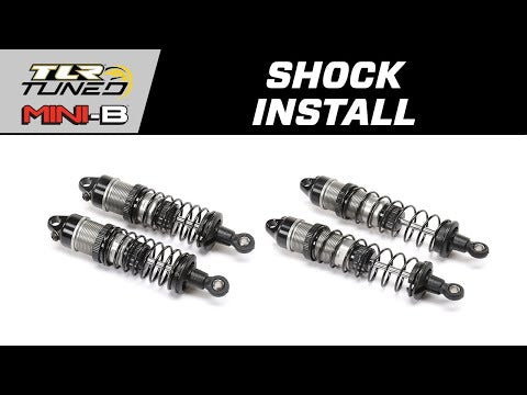 TLR Aluminum Front Shock Set Complete: Mini-B, BL – Xtreme RC & Raceways