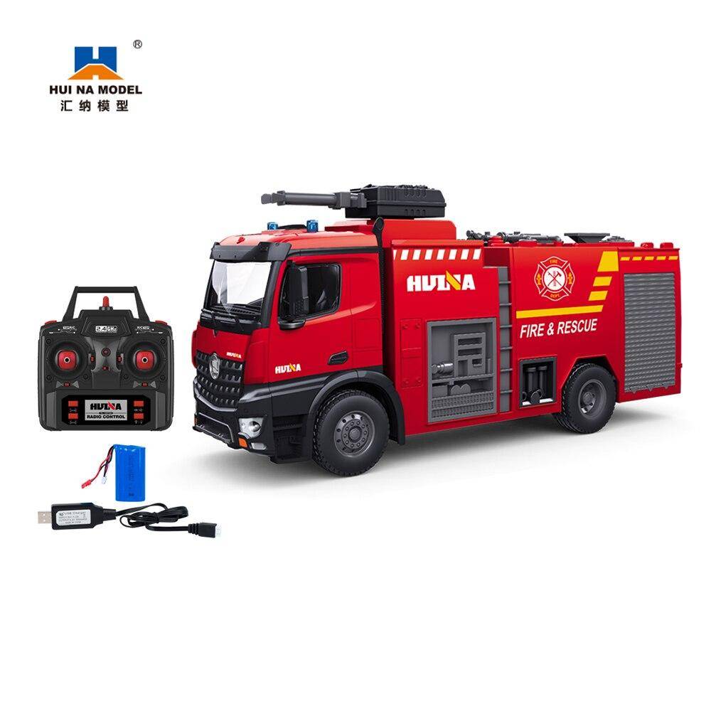 Remote Control Fire Truck 13 Channel RC Fire Truck, 2.4G Remote