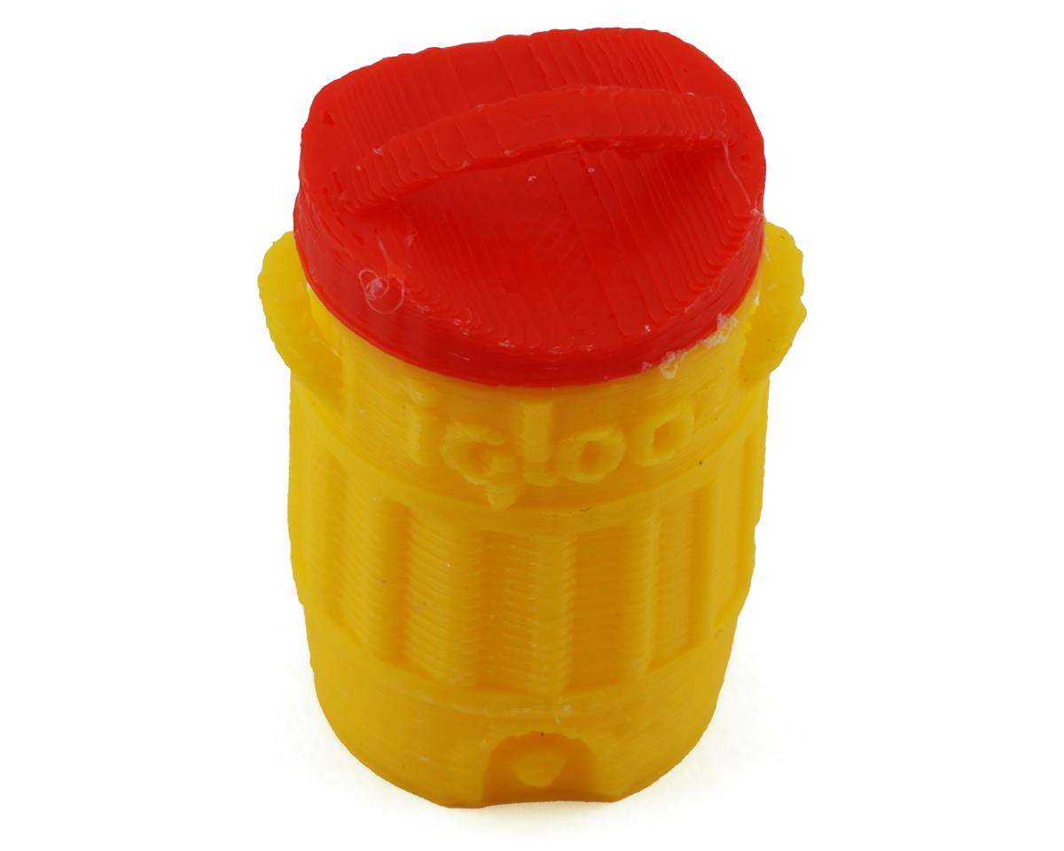 Exclusive RC 1/24 Scale Round Cooler (Red/Yellow) (Micro Scale Accesso ...