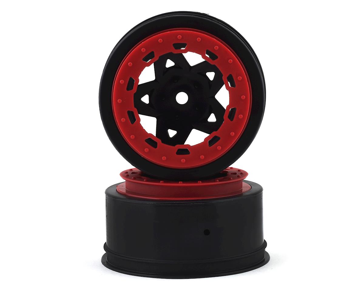 JConcepts Tremor Short Course Wheels (Black) (2) (Slash Rear) w/12mm H ...