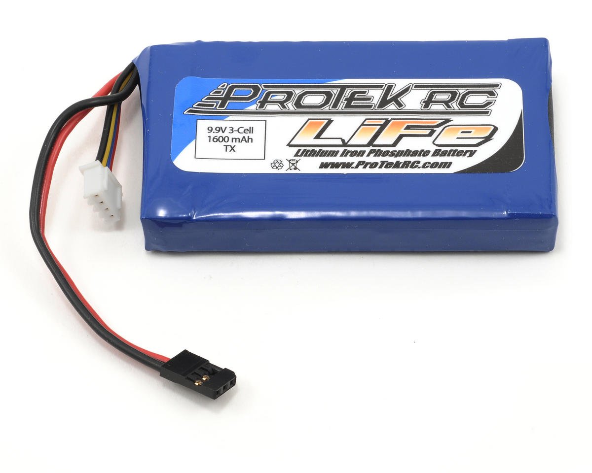 ProTek RC LiFe 3PK/M11 Car Transmitter Battery Pack (9.9V/1600mAh ...