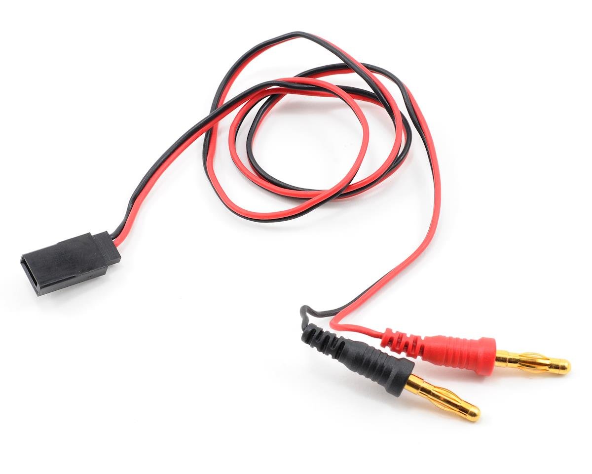ProTek RC Receiver Charge Lead (Futaba Female to 4mm Banana Plugs ...
