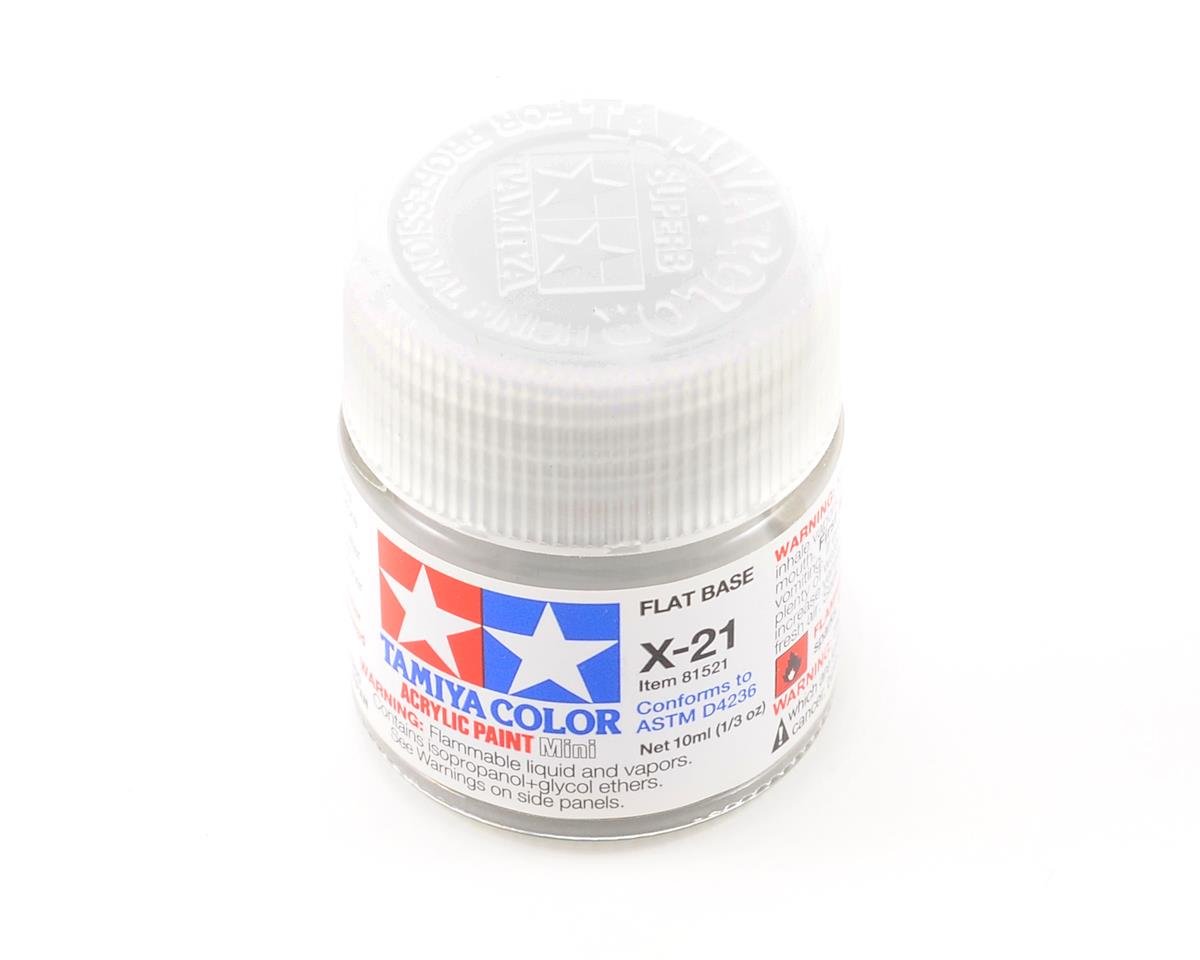 Tamiya X-21 Flat Base Acrylic Paint (10ml) – Xtreme RC & Raceways