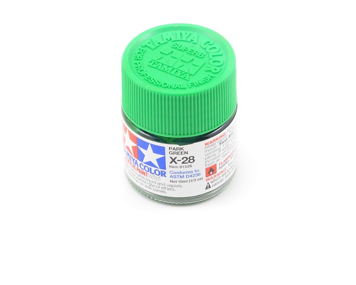 Tamiya X-28 Park Green Acrylic Paint (10ml) – Xtreme RC & Raceways