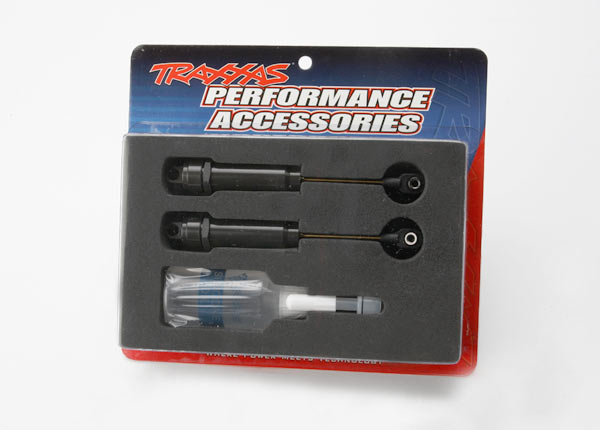 Traxxas Hard Anodized PTFE Coated Big Bore Rear Shock Set (XX-Long) (2 ...