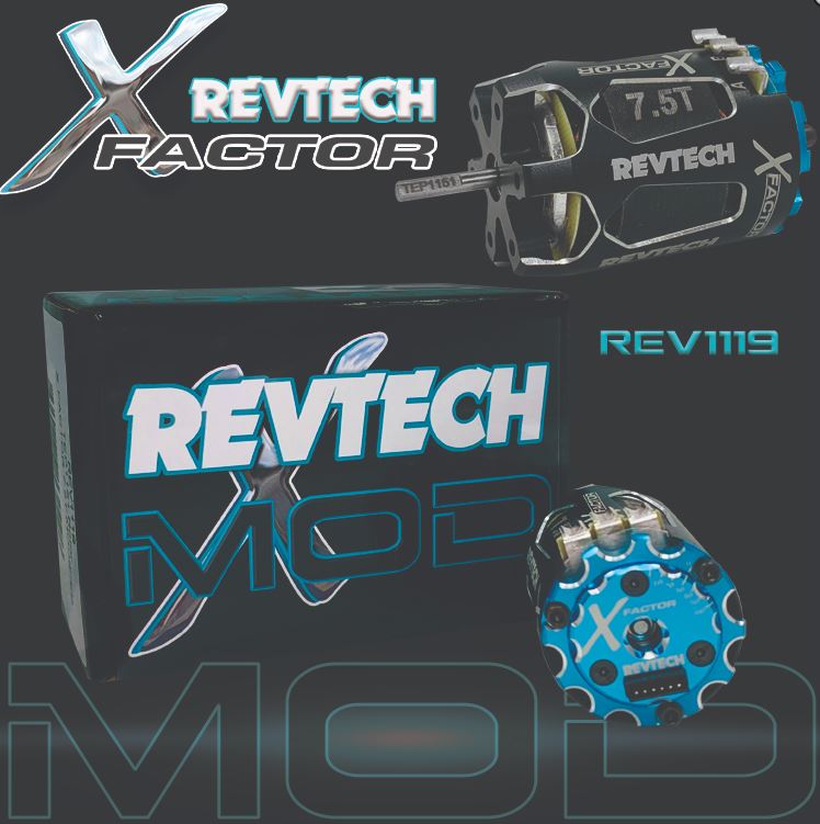 Revtech X Factor 7.5T Modified Motor – Xtreme RC & Raceways